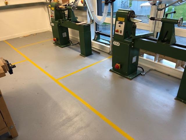 Factory Floor Line Marking - M&M